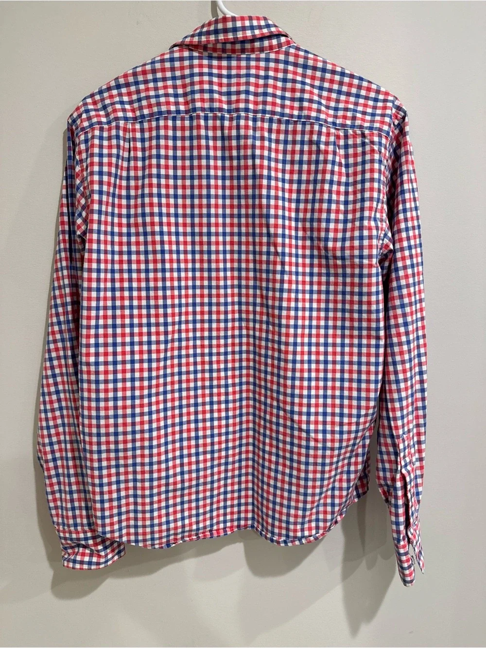 UNTUCKit | Shirts | Untuckit Mens Red Blue Check Buttondown Shirt ...